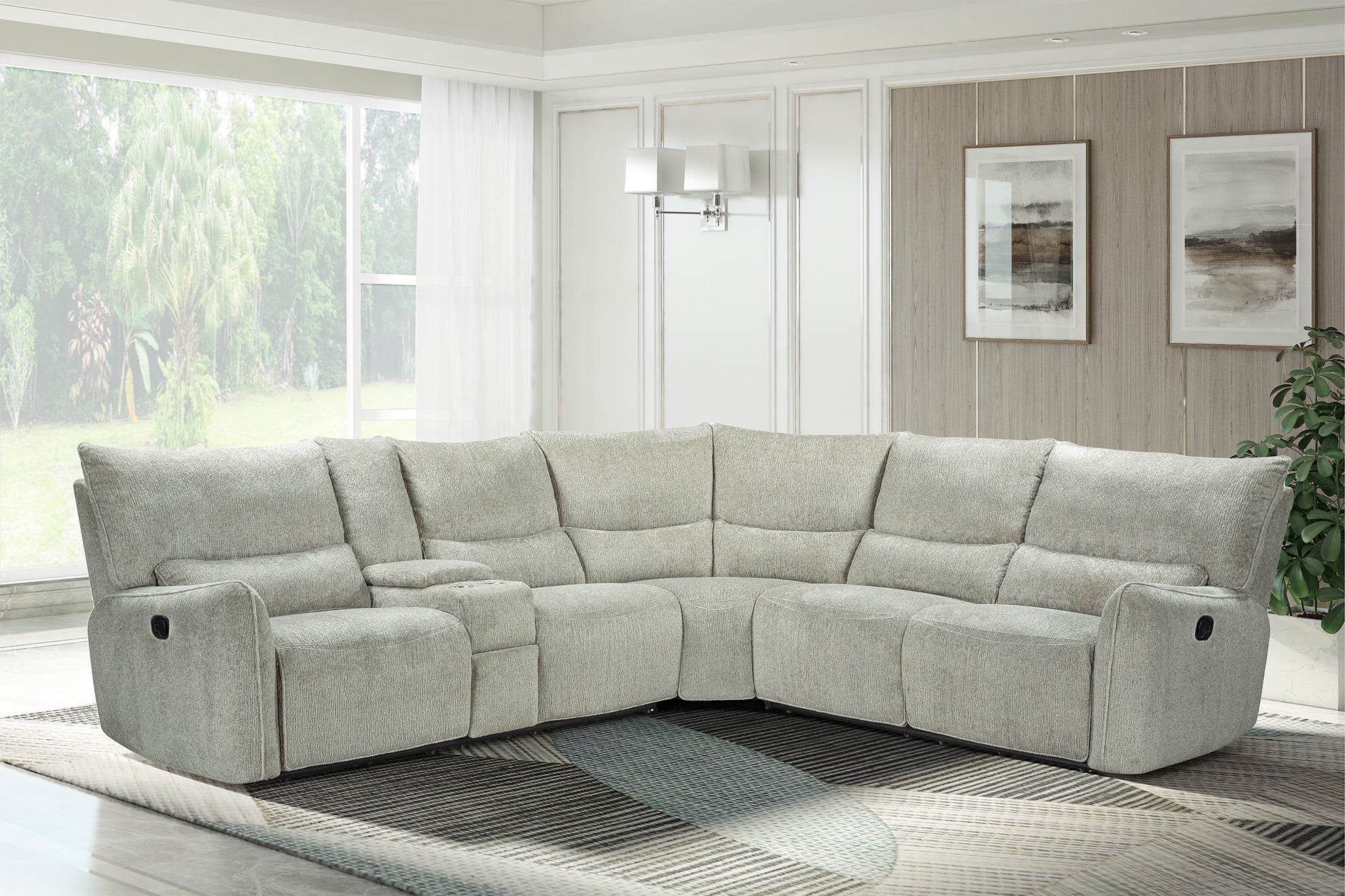 Remsen Sectional Motion Collection - New Classic Furniture