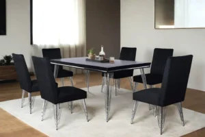 Ava Dining Collection | Modern Black Dining by New Classic