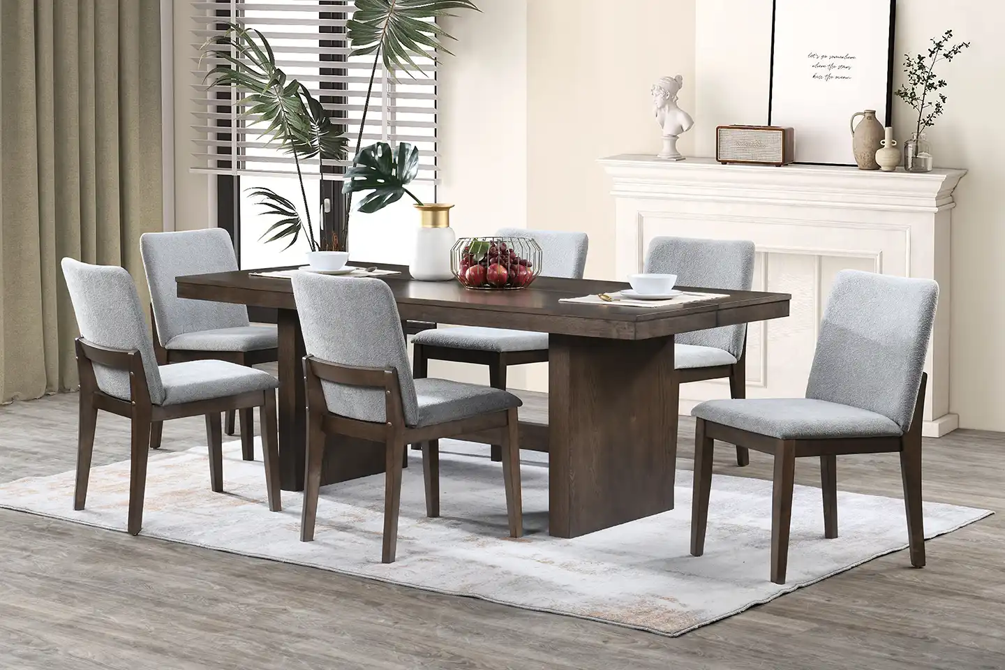 Kody Dining Collection | Walnut Finish by New Classic