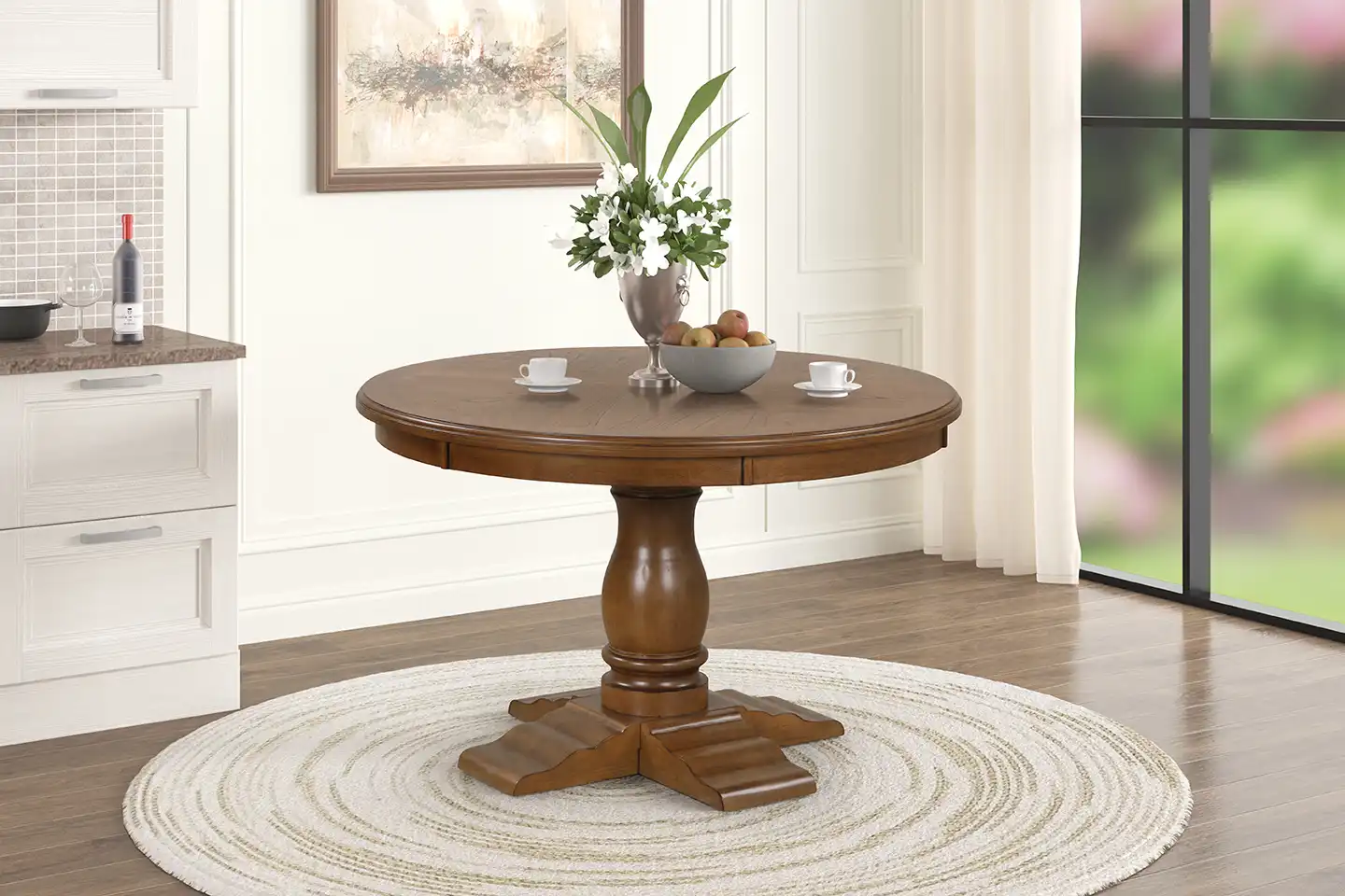 Sunset Dining Table | Chestnut Brown by New Classic